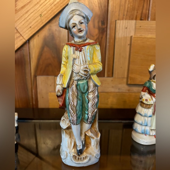 Vintage | Accents | Vintage Occupied Japan Colonial Standing Porcelain ...